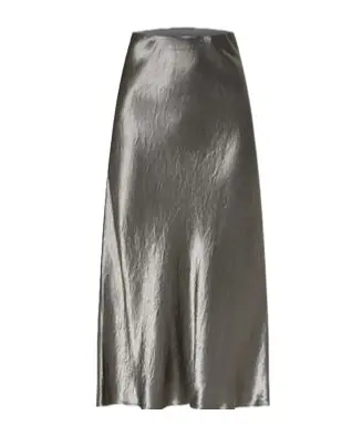 Max Mara Satin Midi Skirt