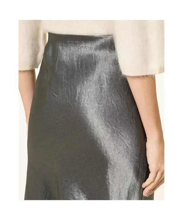 Max Mara Satin Midi Skirt