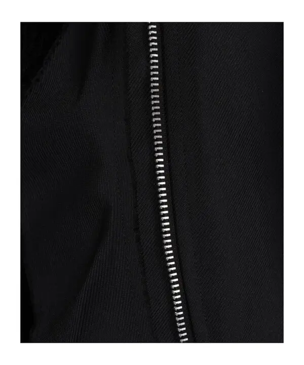Comme Des Garçons Ruffled Zip-detail Jacket