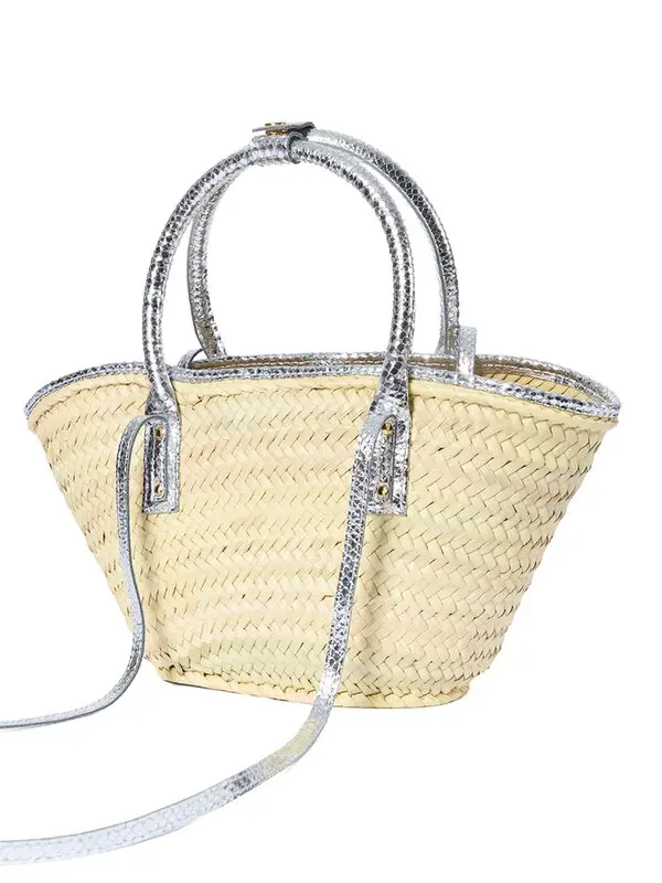 Jacquemus Le Petit Panier Soli Woven Tote Bag