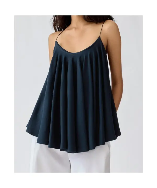 Jacquemus The Voile Top - Deep Navy Blue