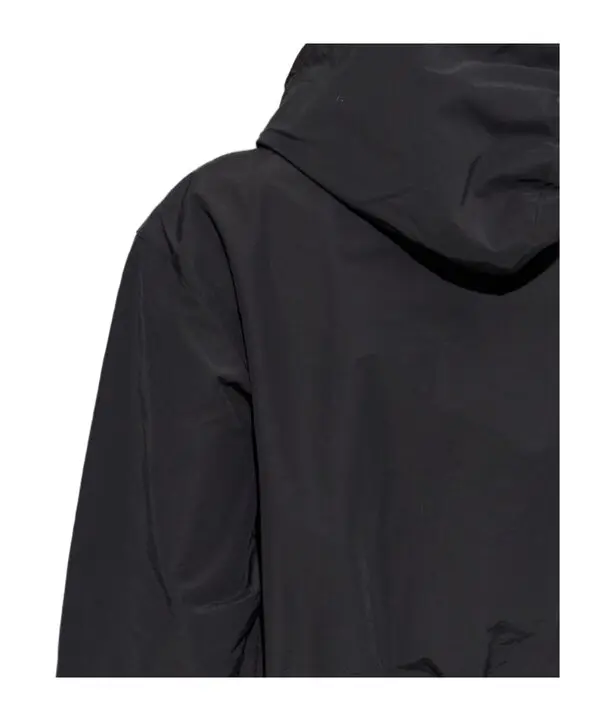 Alexander Wang Cropped Rhinestone Hooded Jacket