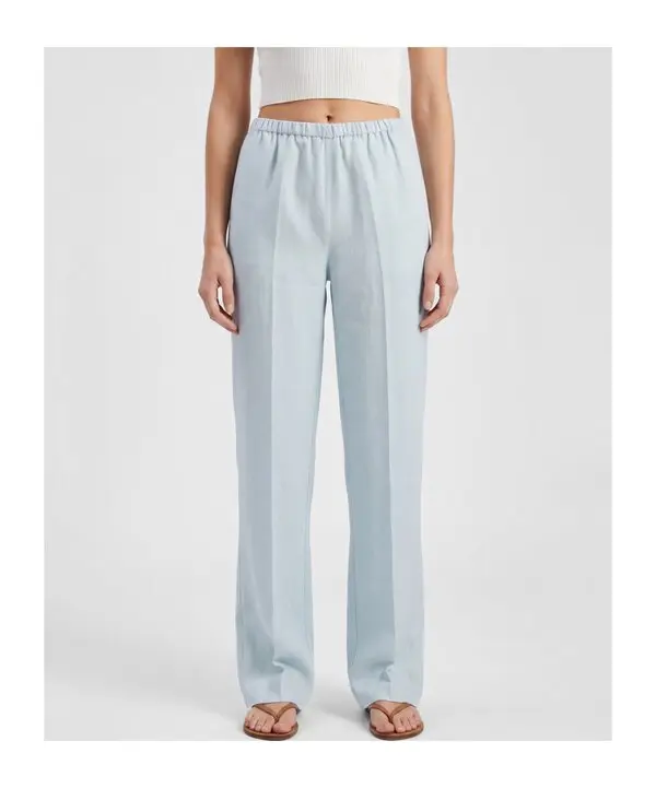 FORTE_FORTE High-waisted Wide-leg Casual Pants