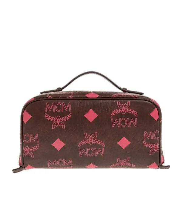 Mcm Ottomar Zipper Toiletry Bag