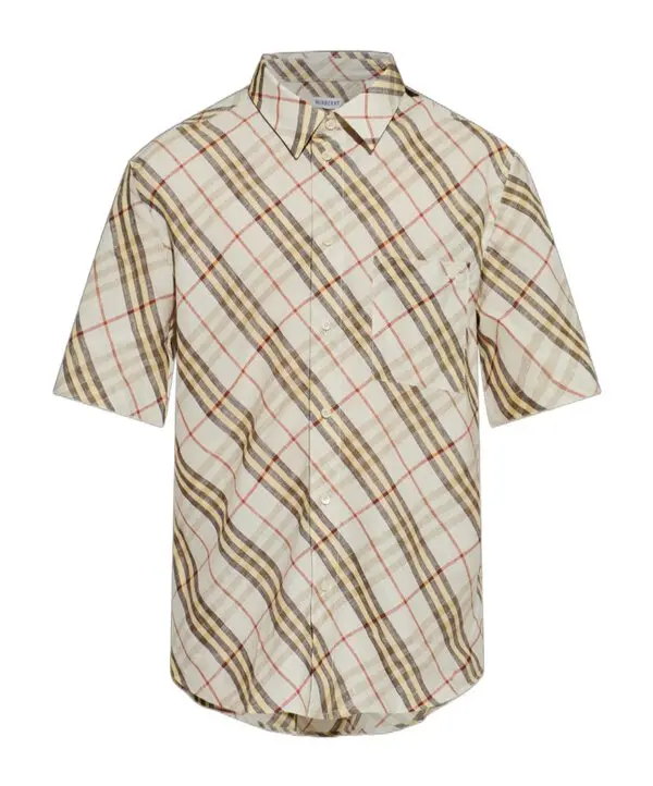 Burberry Roland Checked Short Sleeve Shirt