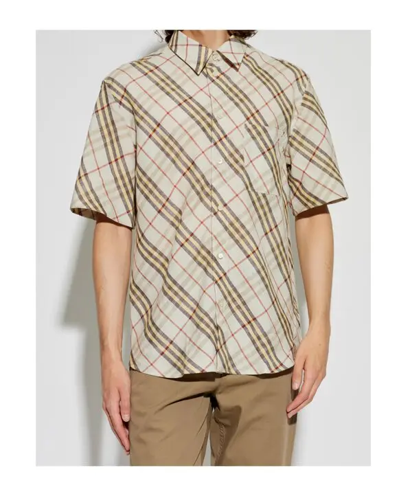 Burberry Roland Checked Short Sleeve Shirt