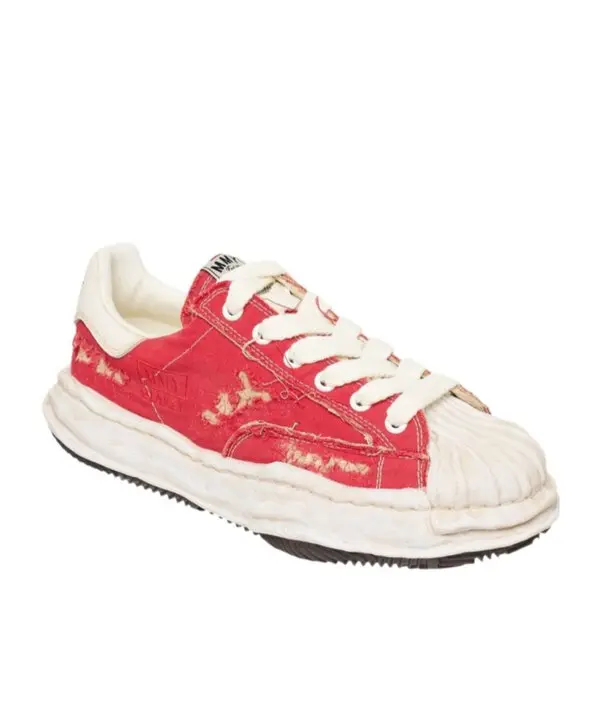 Mihara Yasuhiro Blakey Lace-up Distressed Finish Sneakers - Multicolor