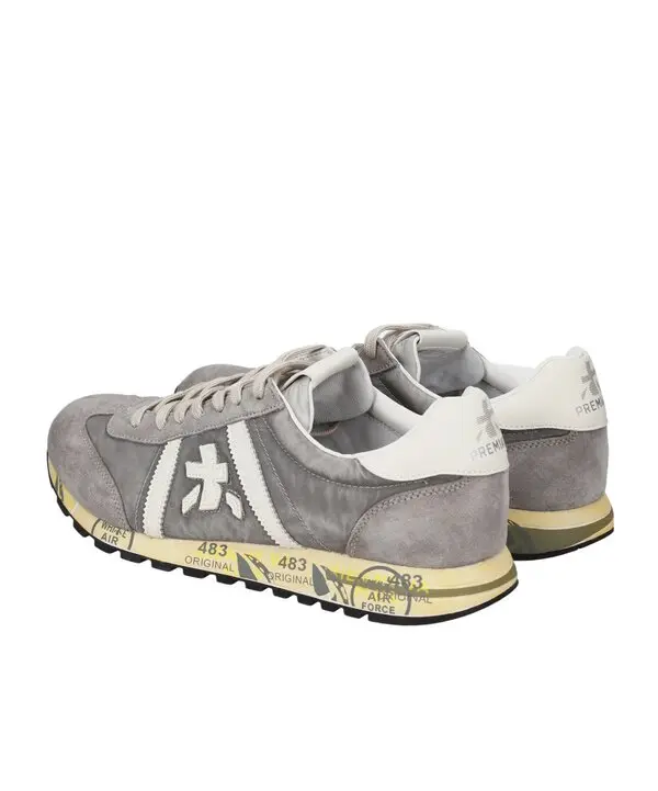 Premiata Lucy 8187 Suede And Fabric Sneakers