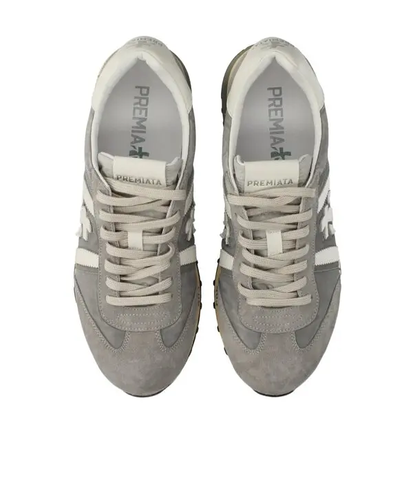 Premiata Lucy 8187 Suede And Fabric Sneakers