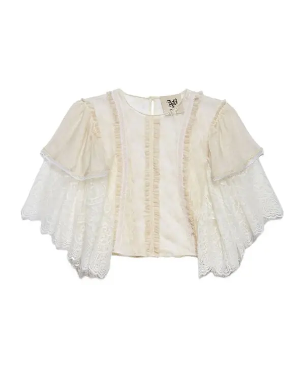 ANIYE BY Lace Ruffled Top - No