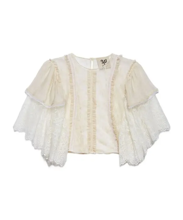 ANIYE BY Lace Ruffled Top