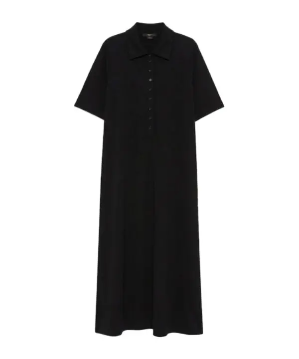 Seventy Short Sleeve Shirt Dress - Black