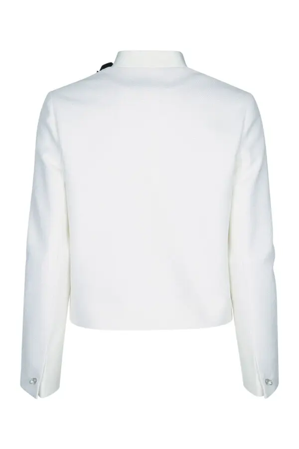 Dior Cropped Jacket With Cd Signature Bow