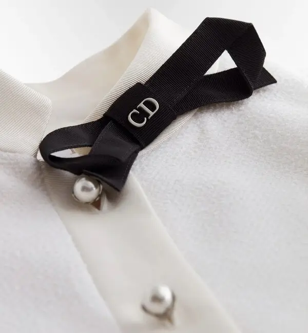 Dior Cropped Jacket With Cd Signature Bow