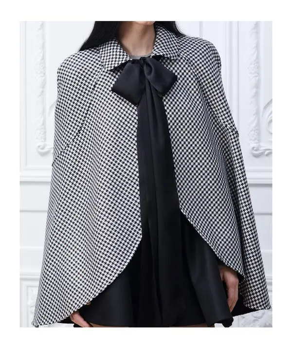 Dior Cape With Tied Neckline