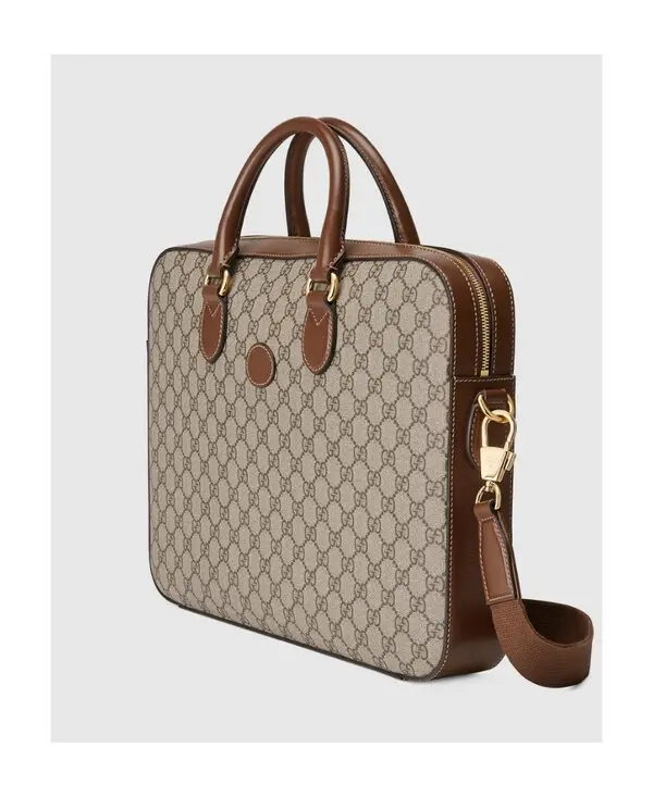 Gucci Interlocking G Monogram Laptop Bag