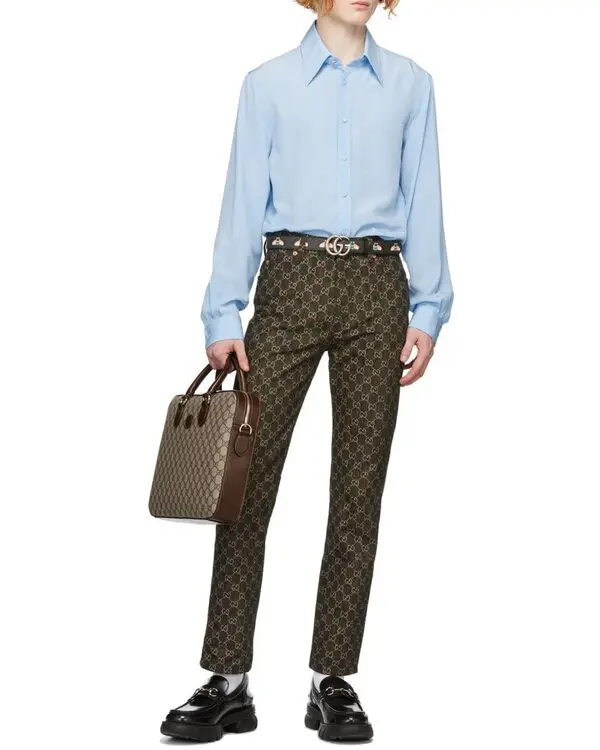 Gucci Interlocking G Monogram Laptop Bag
