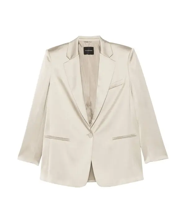 Andamane Single-breasted Blazer - Ivory