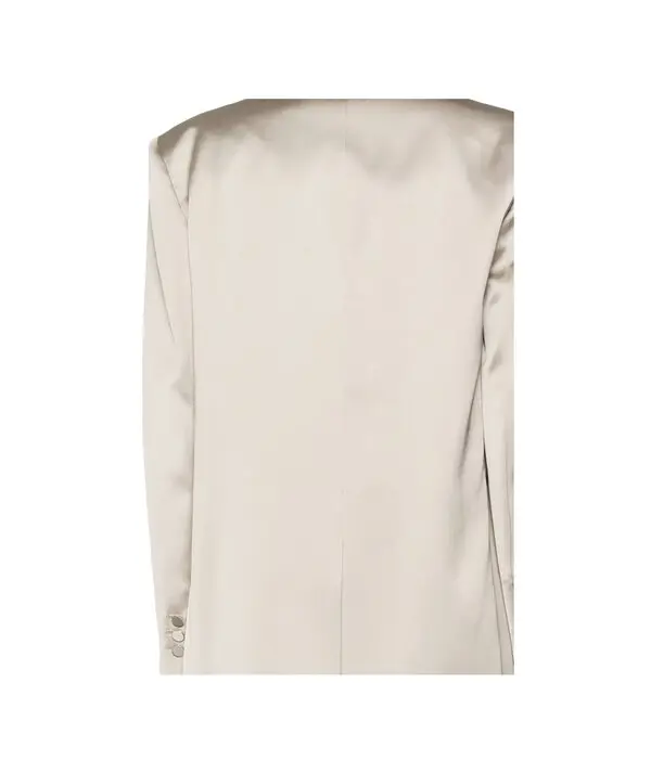 Andamane Single-breasted Blazer - Ivory