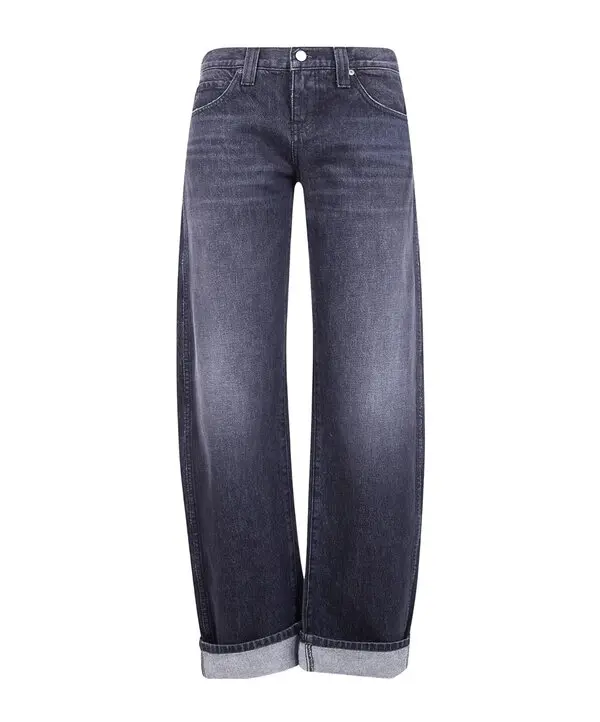 Khaite Wide-leg Jeans - Black