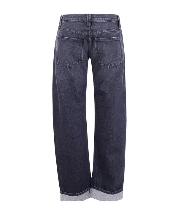 Khaite Wide-leg Jeans - Black