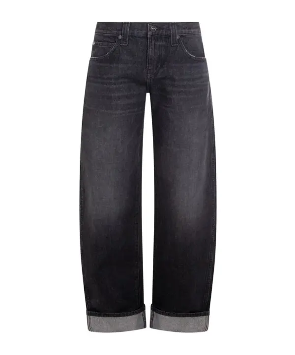 Khaite Wide-leg Jeans - Black