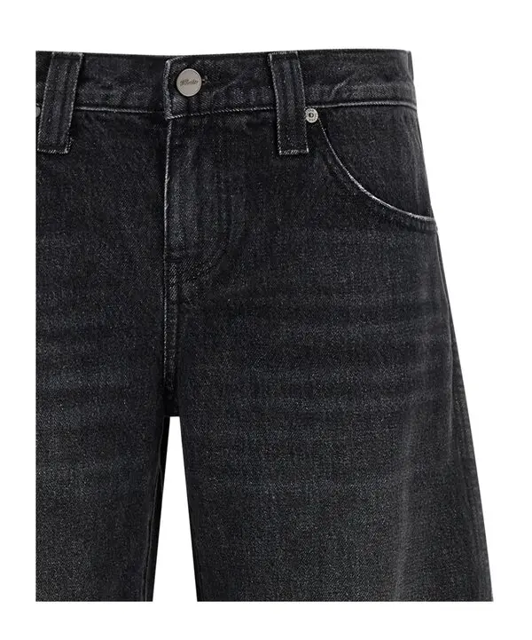 Khaite Wide-leg Jeans - Black