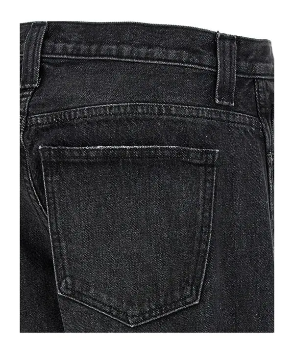 Khaite Wide-leg Jeans - Black