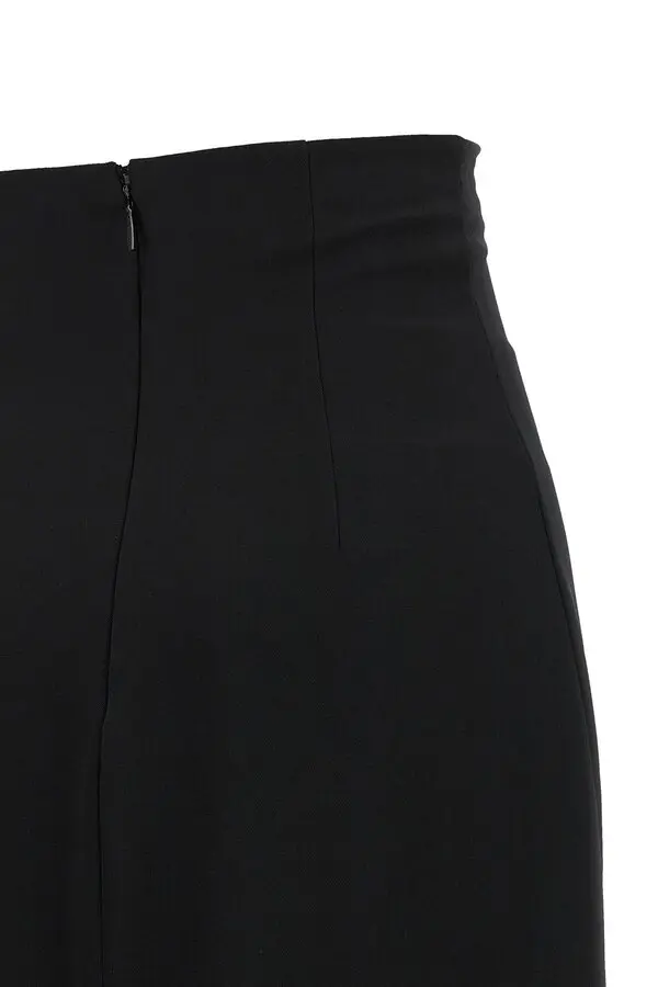 THE ROW Iphora Wool Full-length Skirt