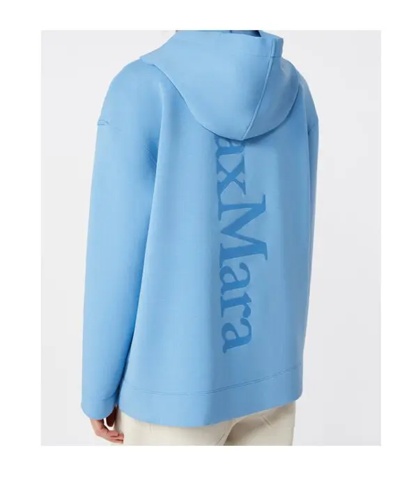 Max Mara Smmdoria Zipped Hoodie - Turquoise