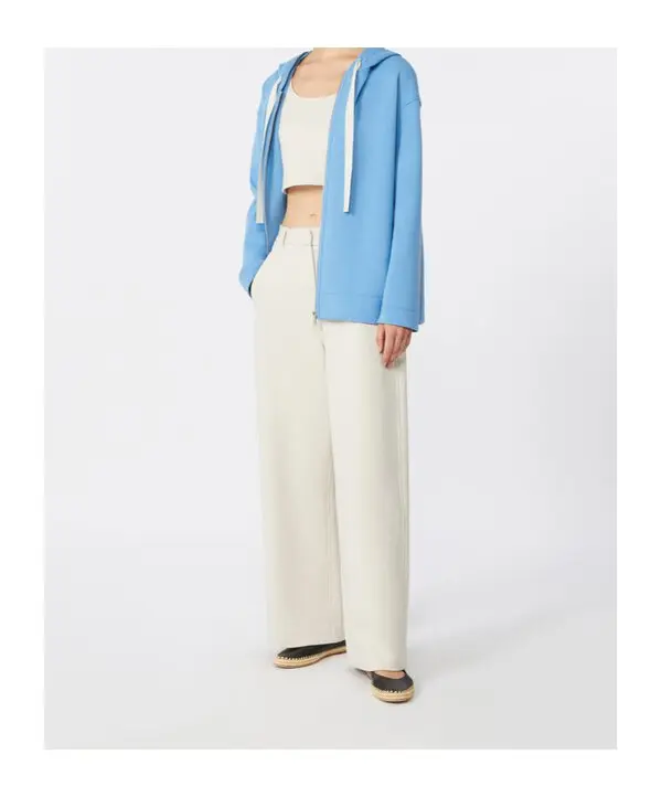 Max Mara Smmdoria Zipped Hoodie - Turquoise