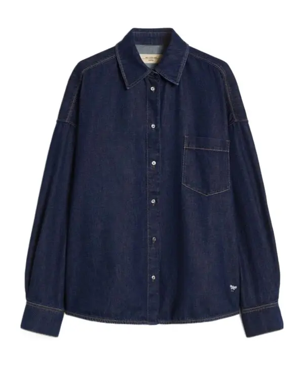 Max Mara Buttoned Shirt - Navy Blue