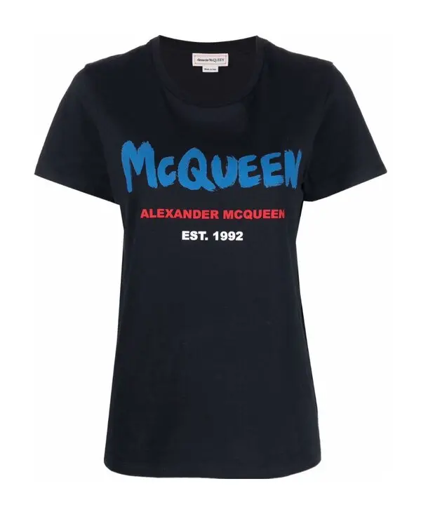 Alexander McQueen Logo Print T-shirt