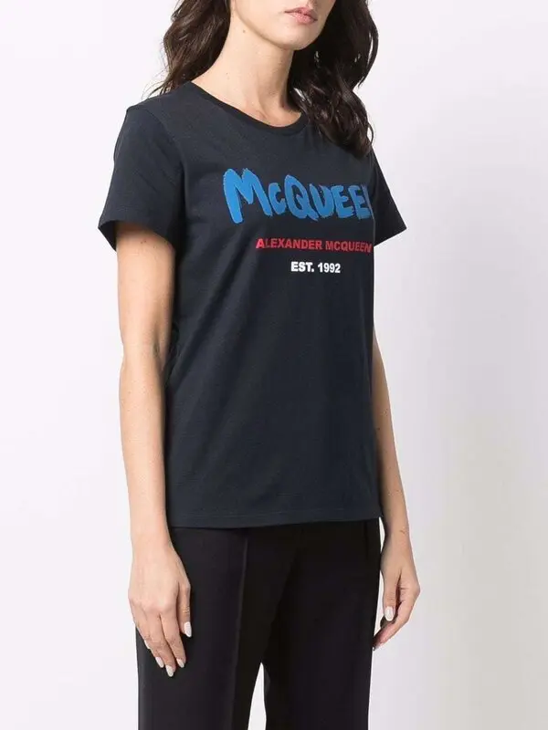 Alexander McQueen Logo Print T-shirt