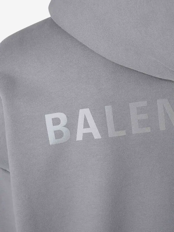 Balenciaga Logo Embroidered Hoodie