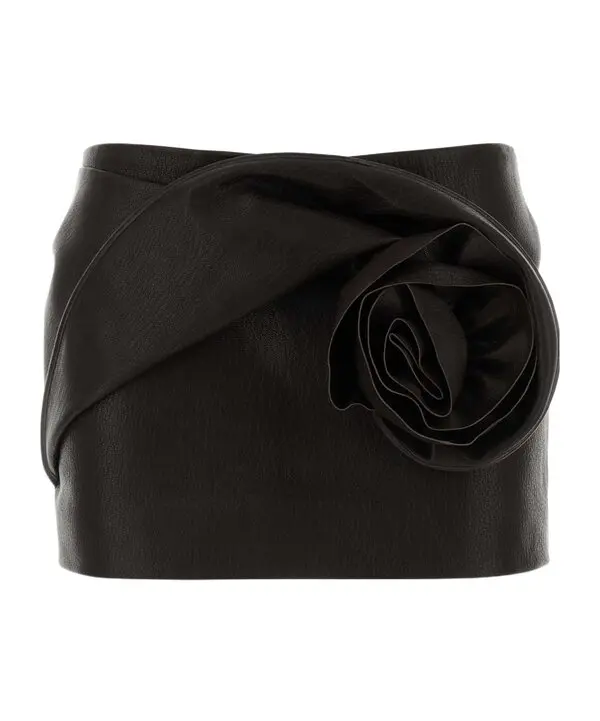 Magda Butrym Floral Embellished Mini Skirt