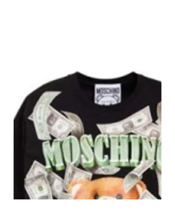 Moschino Teddy Bear Money Print T-shirt