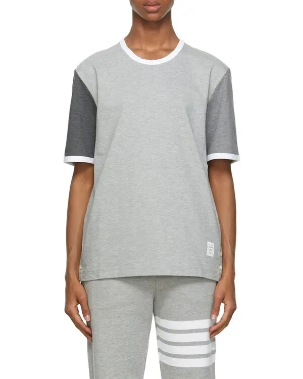 Thom Browne Short-sleeved Ringer T-shirt