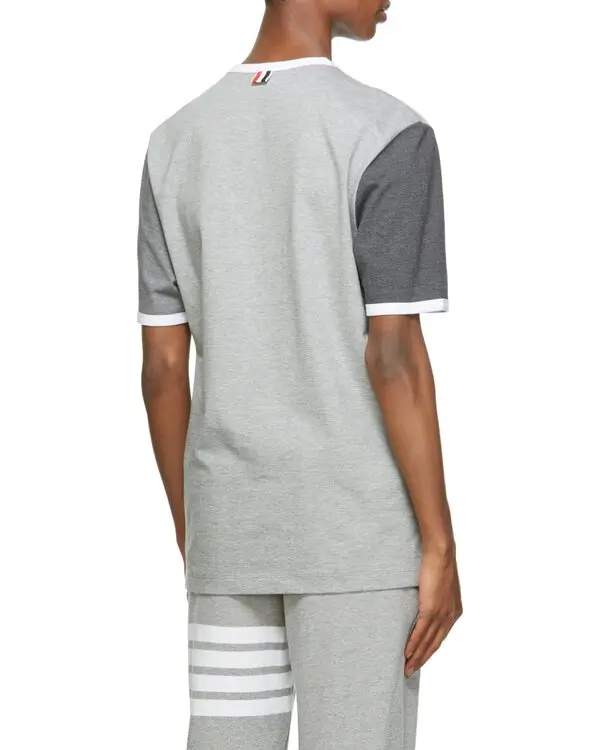 Thom Browne Short-sleeved Ringer T-shirt