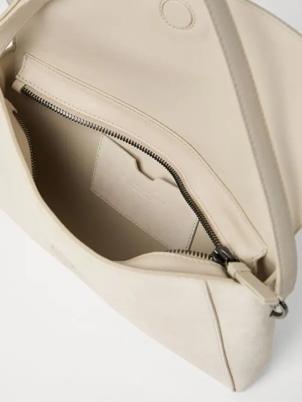 Brunello Cucinelli Soft Foldover Shoulder Bag