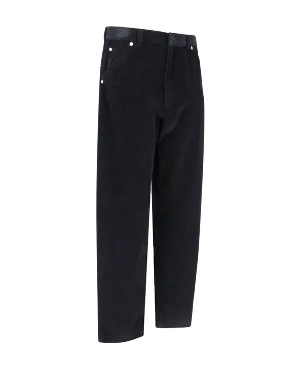 Prada Triangle Logo Corduroy Trousers
