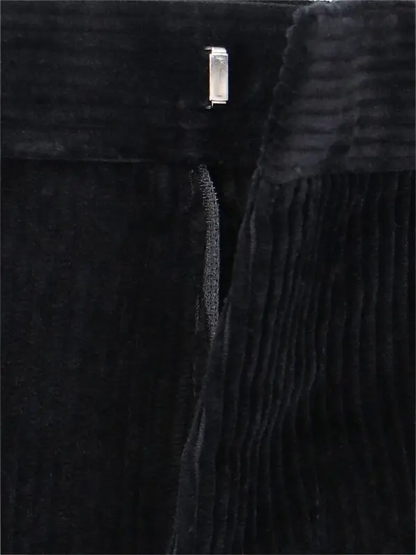 Prada Triangle Logo Corduroy Trousers