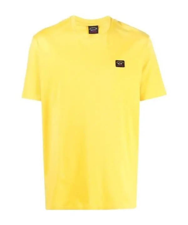 PAUL  SHARK Paul Shark Logo-patch Round Neck T-shirt