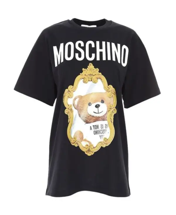 Moschino Round Neck Short Sleeve T-shirt