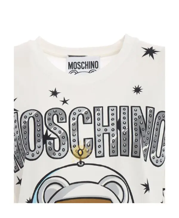 Moschino Round Neck Short Sleeve T-shirt