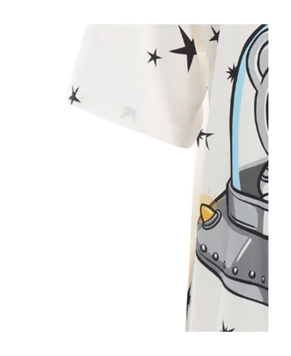 Moschino Round Neck Short Sleeve T-shirt