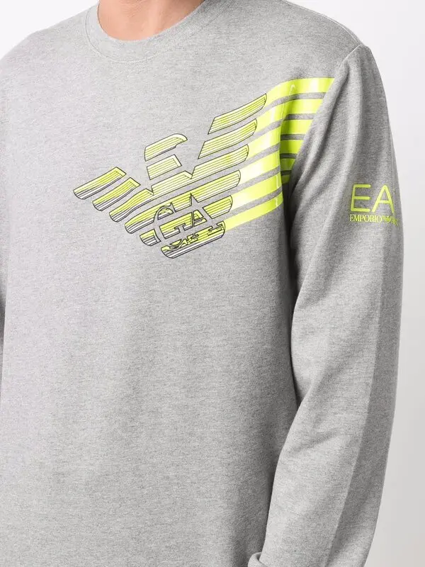 EA7 Logo Print Sweatshirt