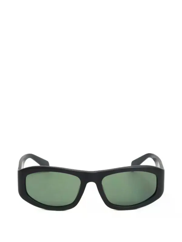 StÜssy Landon Rectangle-frame Sunglasses - Black