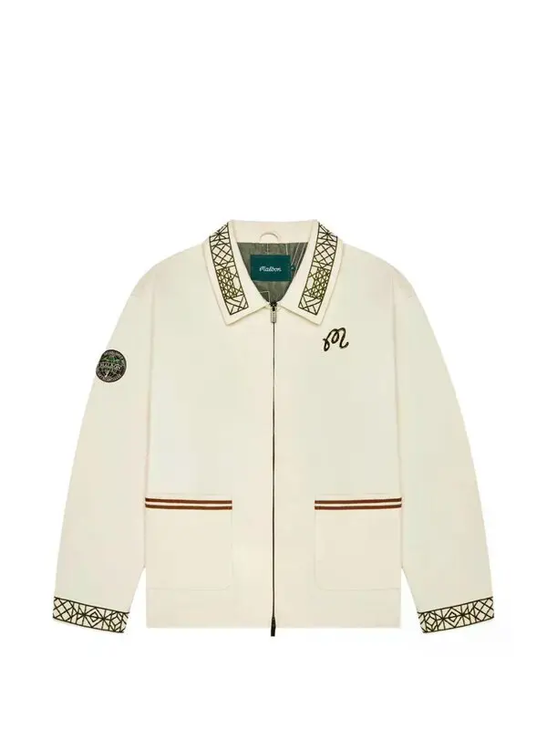 MALBON Harvest Embroidered Collar Jacket