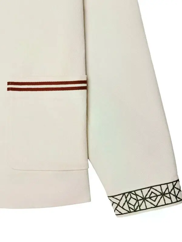 MALBON Harvest Embroidered Collar Jacket